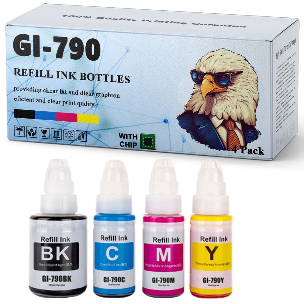 GI-790 Compatible GI-790 GI790 Ink Cartridges,High Yield Replenishment ...