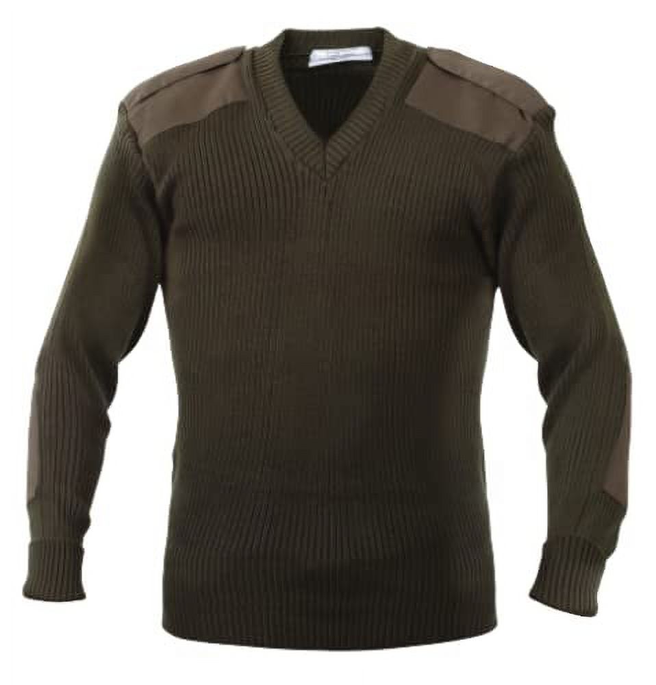 GI Acrylic V-Neck Commando Sweaters-2X Olive Drab - Walmart.com