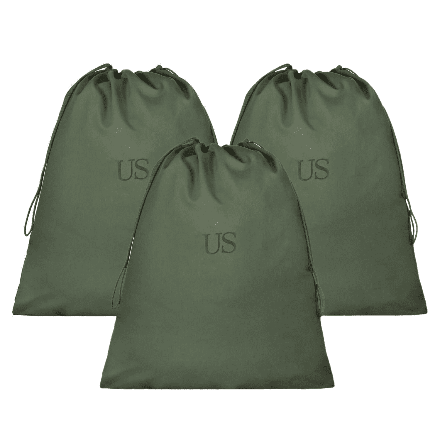GI Barracks Laundry Bag, Multipurpose,Made in USA, Olive Drab Green, 3 ...