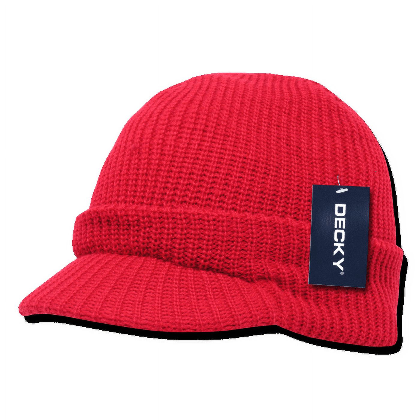 GI Beanies Beany For Men Women Caps Hats with Visor Ski Thick Warm ...