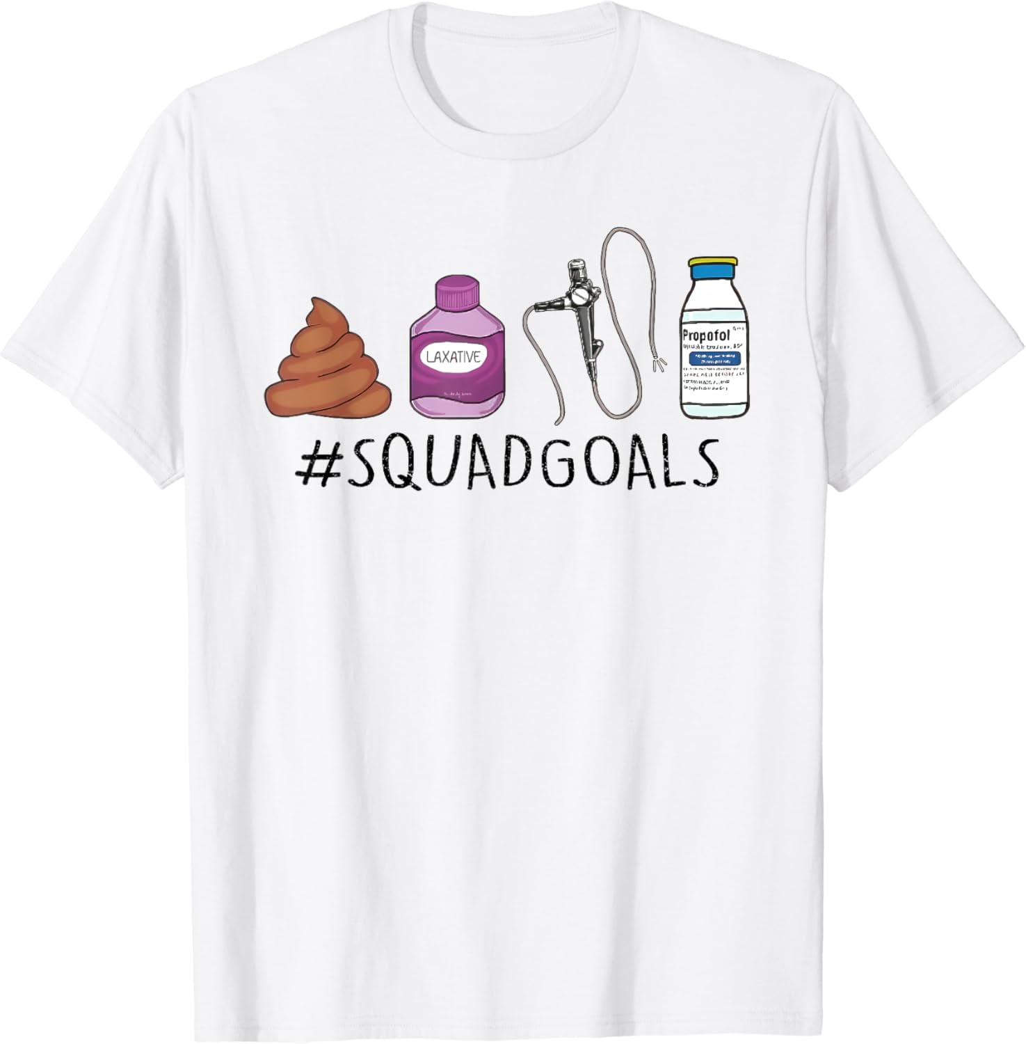GI Endo Squad Goals Funny GI Nurse Colonoscopy Endoscopy RN T-Shirt ...