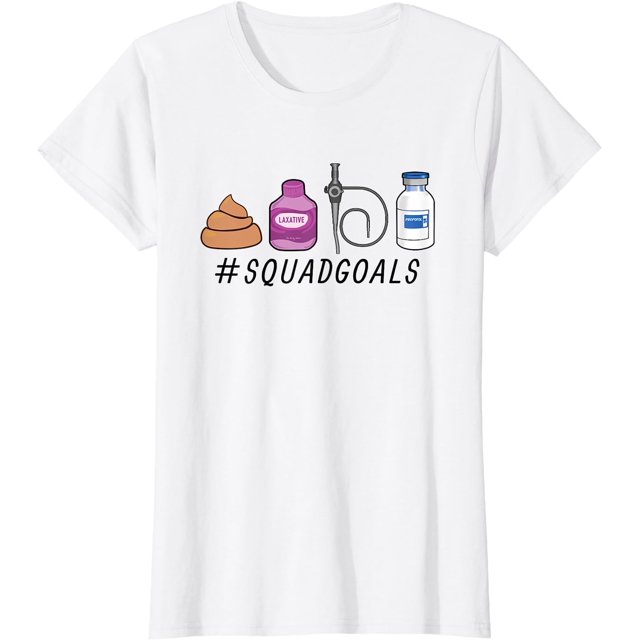 GI Endo Squad Goals Funny GI Nurse Colonoscopy Endoscopy Rn T-Shirt ...