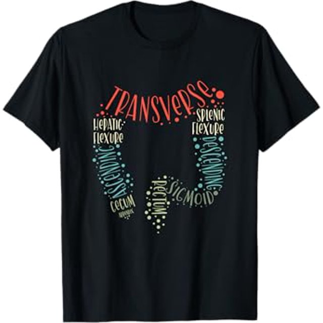GI Endoscopy Nurse Endo Tech Colonoscopy Colon Anatomy T-Shirt ...