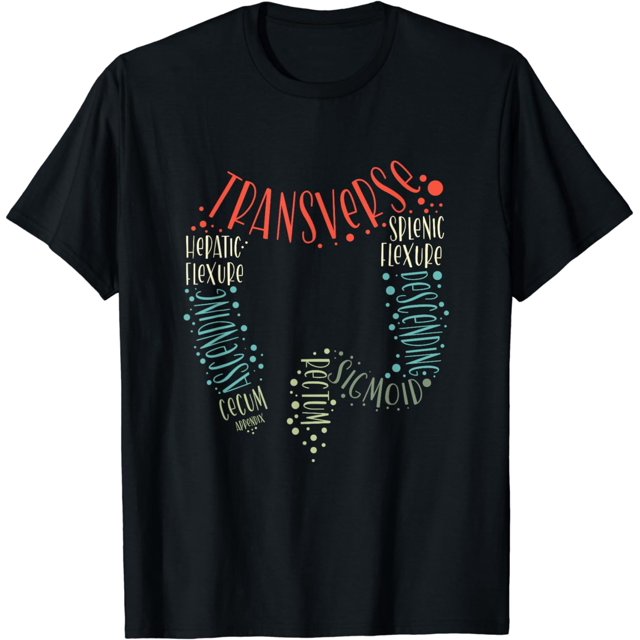 GI Endoscopy Nurse Endo Tech Colonoscopy Colon Anatomy T-Shirt ...