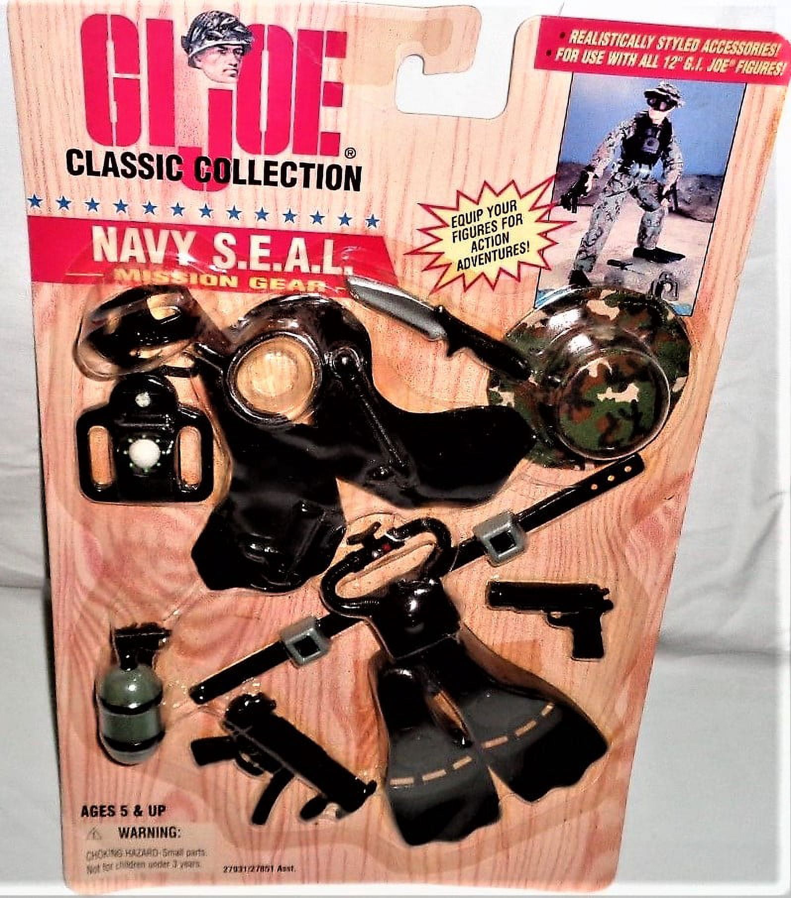 GI JOE CLASSIC COLLECTION NAVY SEAL MISSION GEAR NAVY S.E.A.L. 1997 NEW ...