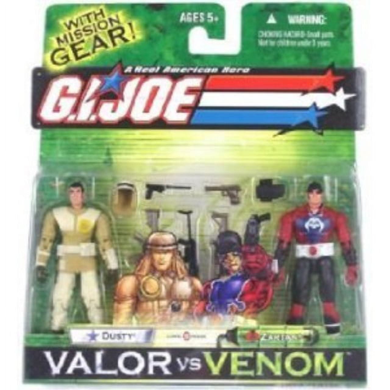 GI JOE VENOM VS VALOR DUSTY VS ZARTAN 1 PACK MOC - Walmart.com