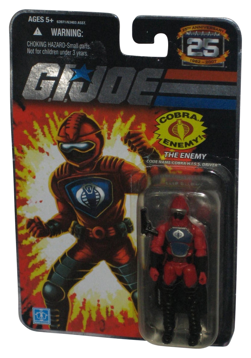 GI Joe 25th Anniversary (2007) Hasbro Cobra HISS Driver Enemy 3.75 Inch ...