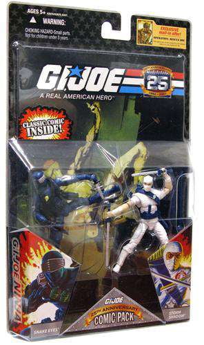 Hasbro GI Joe Snake Eyes Vs. Storm Shadow Figure Set - 3.75 inches tall ...