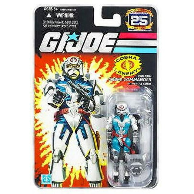 GI Joe 25th Anniversary Wave 6 Armored Cobra Commander Action Figure ...