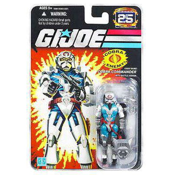 G.I. Joe 25th Anniversary Cobra Commander with Battle Armor 3.75 Action ...