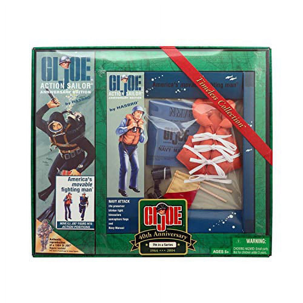 GI Joe 40th Anniversary Action Sailor With Navy Attack Set - Walmart.com
