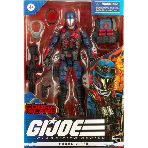 GI Joe Classified Series Cobra Viper Action Figure (Red) - Walmart.com