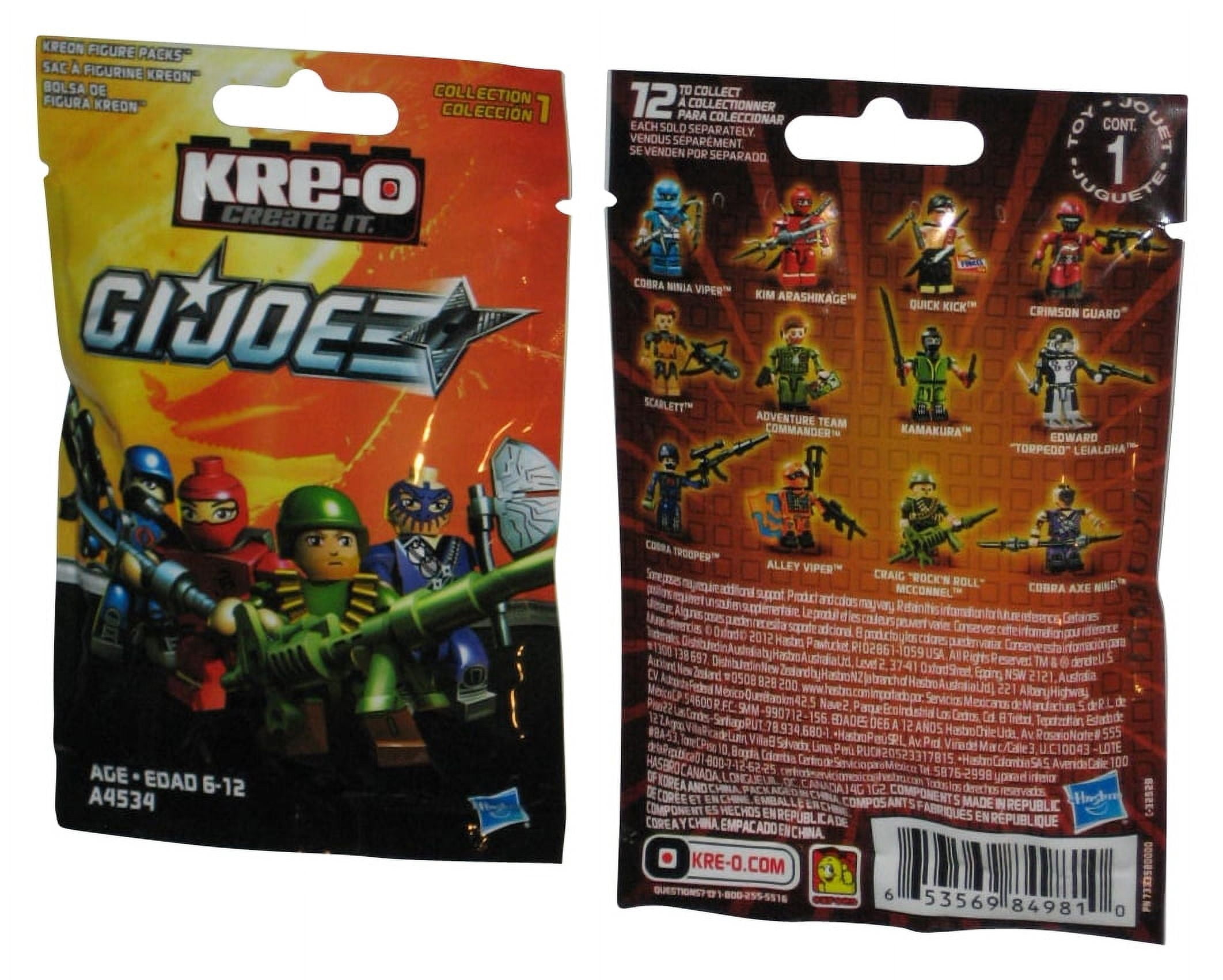 GI Joe Kre-O Collection Series 1 Mystery Random Toy Figure Pack A4534 ...