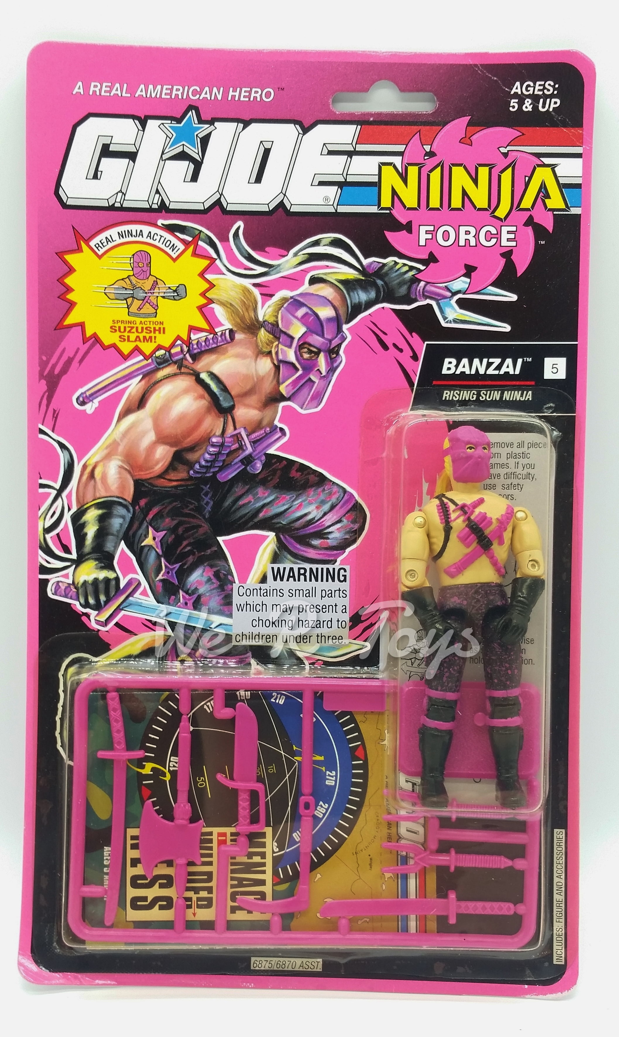 GI Joe Ninja Force Banzai 1992 Articulated - Walmart.com