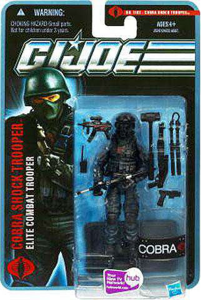 GI Joe Pursuit of Cobra Cobra Shock Trooper Action Figure - Walmart.com