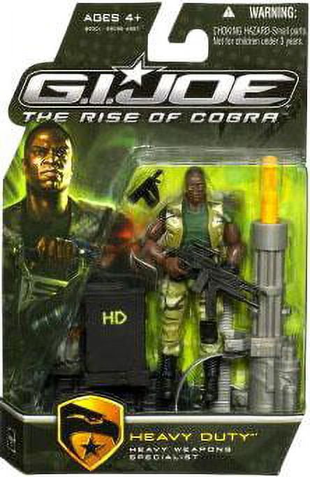 GI Joe The Rise of Cobra Heavy Duty Action Figure [Heavy Weapons ...