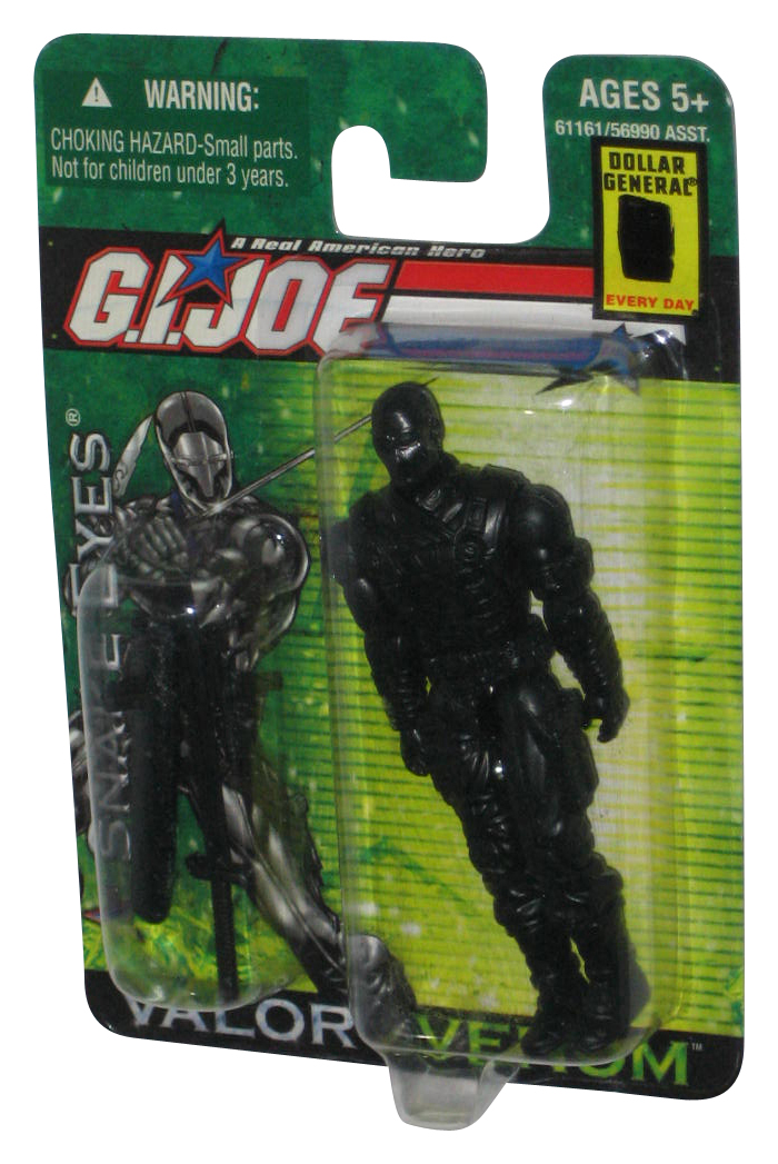 GI Joe Valor vs Venom (2004) Hasbro Snake Eyes Covert Mission ...