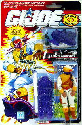 GI Joe Vintage Snow Serpent Action Figure (Version 2) - Walmart.com