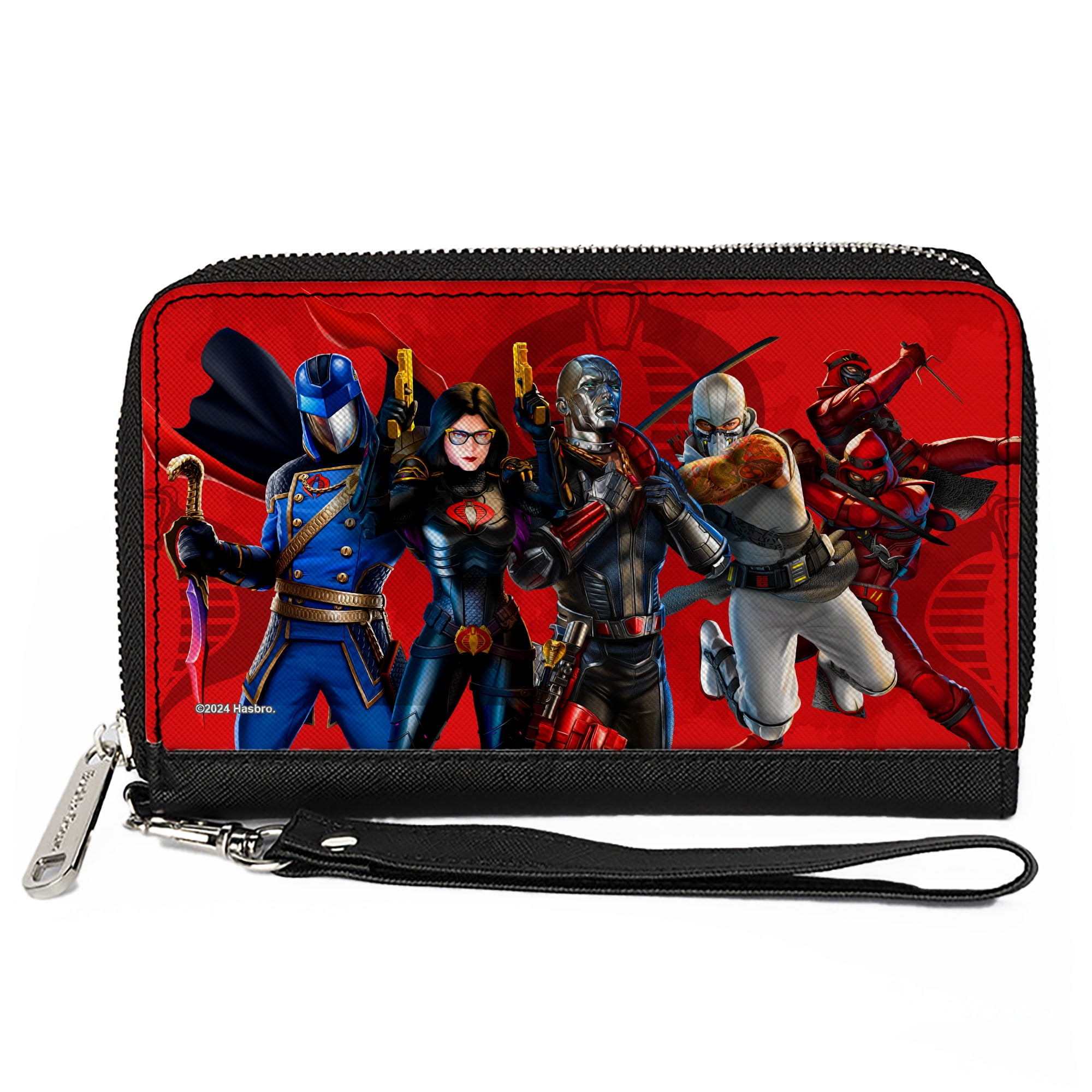 GI Joe Wallet, Bifold, GI Joe Cobra Agents Group Pose and Logo Reds ...
