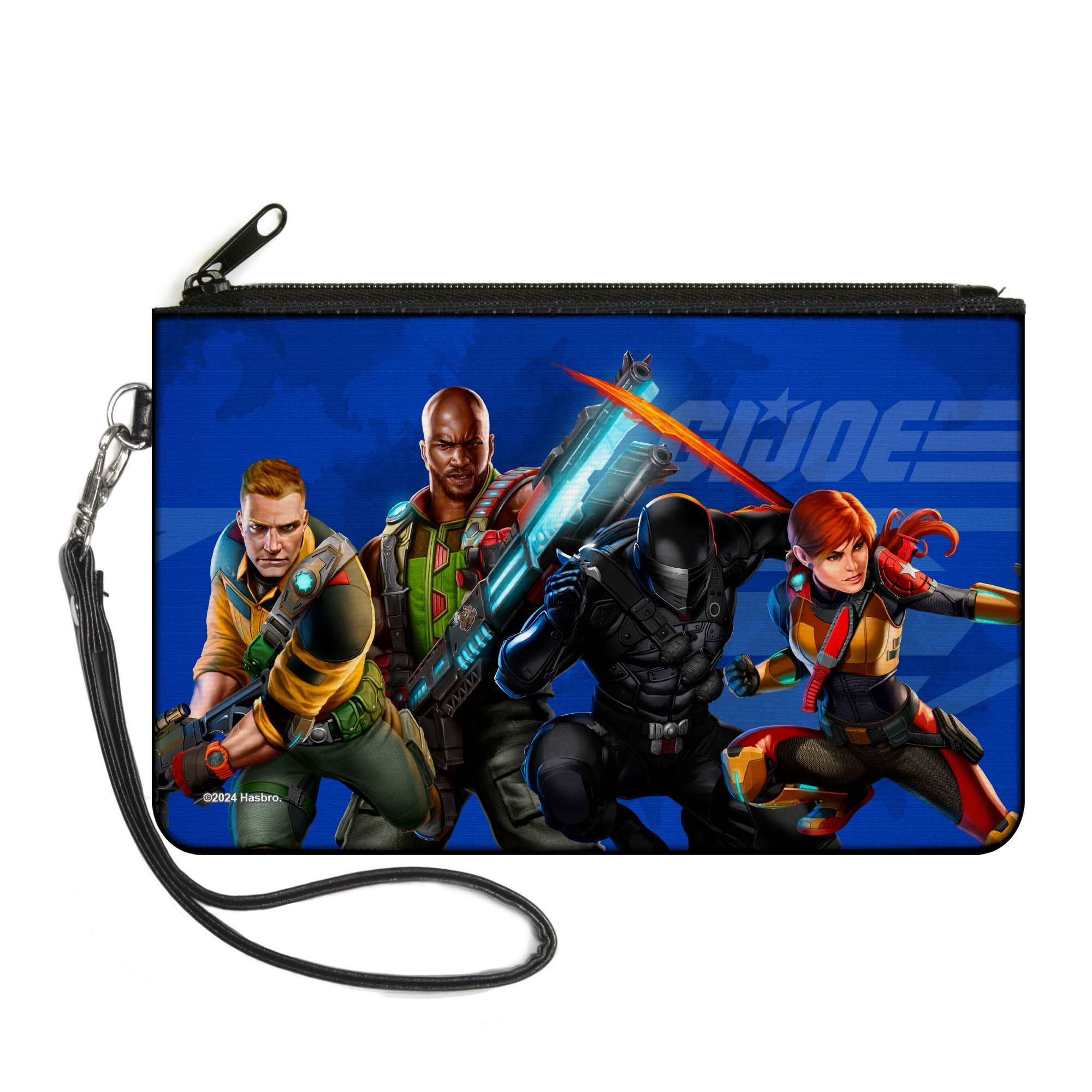 GI Joe Wallet, Zip Clutch, GI Joe Unit Agents Group Pose and Logo Blues ...