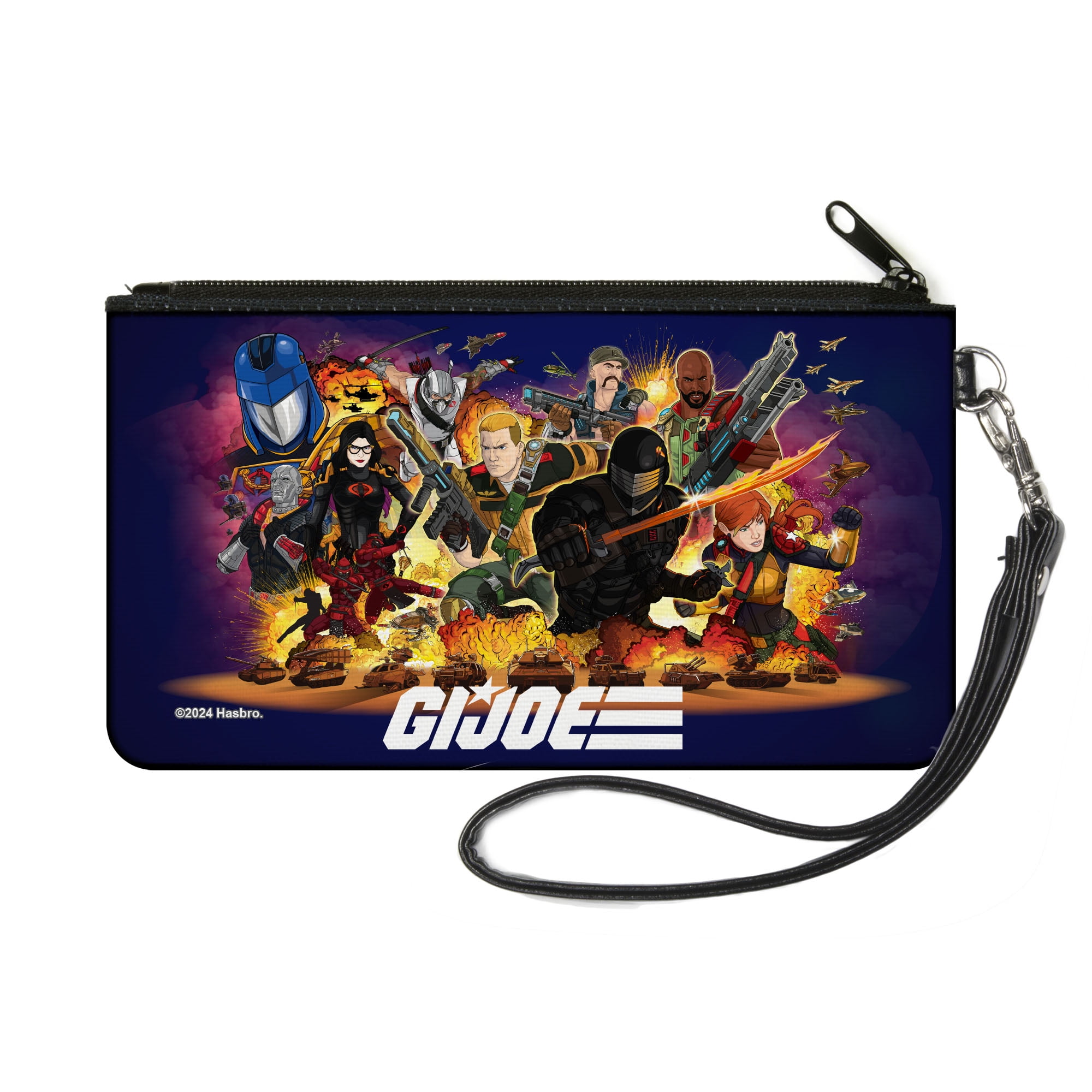 GI Joe Wallet, Zip Pouch, GI Joe Universe Agents Explosion Group Pose ...