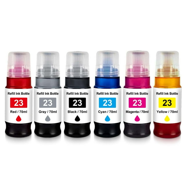GI23 Ink Bottle Replacement for Canon GI-23 Ink Refill Compatible with ...