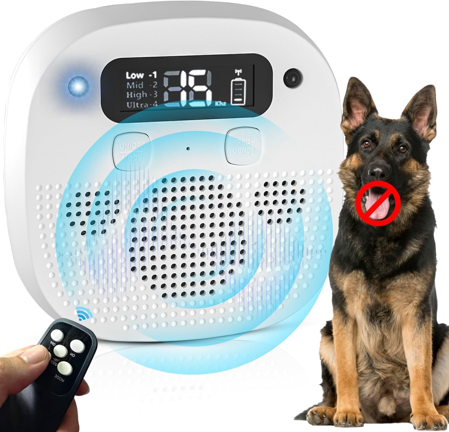 GIANAC Dog Bark Deterrent Devices, Anti AIS1 Barking Device for Dogs ...
