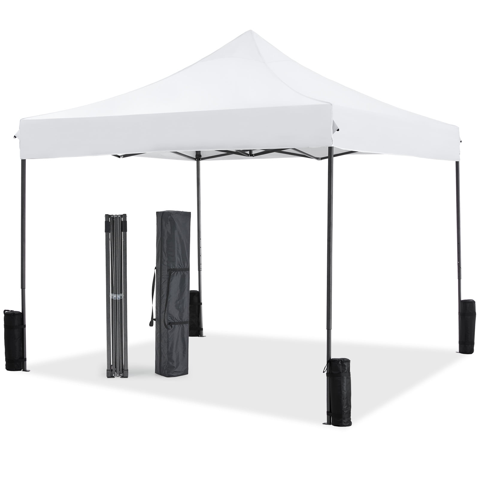 GIANNA 10x10 Pop Up Canopy - Portable Waterproof Shade Tent - Walmart.com