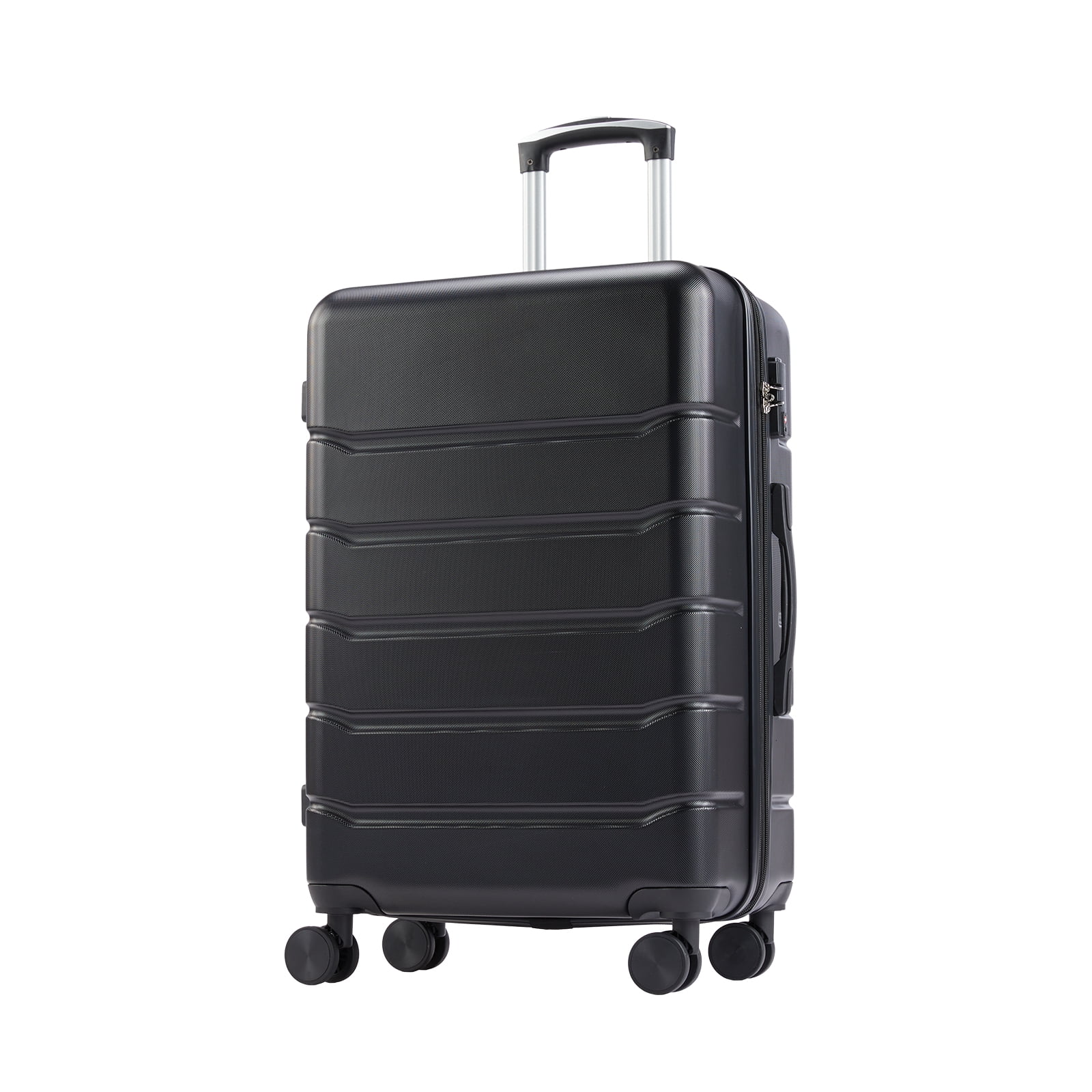 GIANNA 24 Inch Hardside Expandable Luggage with Spinner Wheels, Checked ...