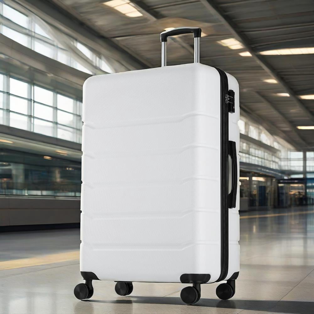 GIANNA 24 Inch Luggage with Spinner Wheels, Hardside Expandable Rolling ...