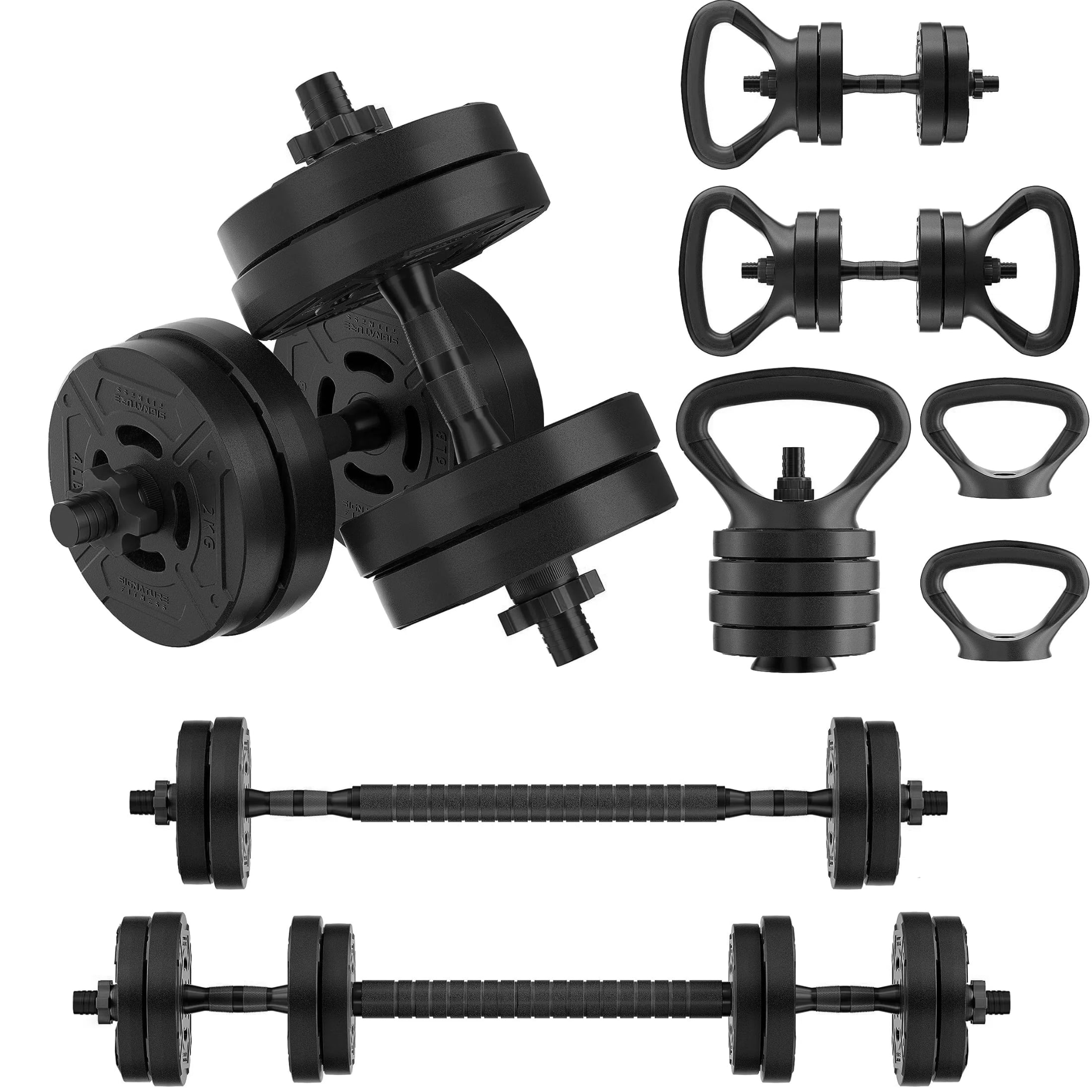 GIANNA 4 in 1 Adjustable Dumbbell Set, Exercise Dumbbell Suite with ...