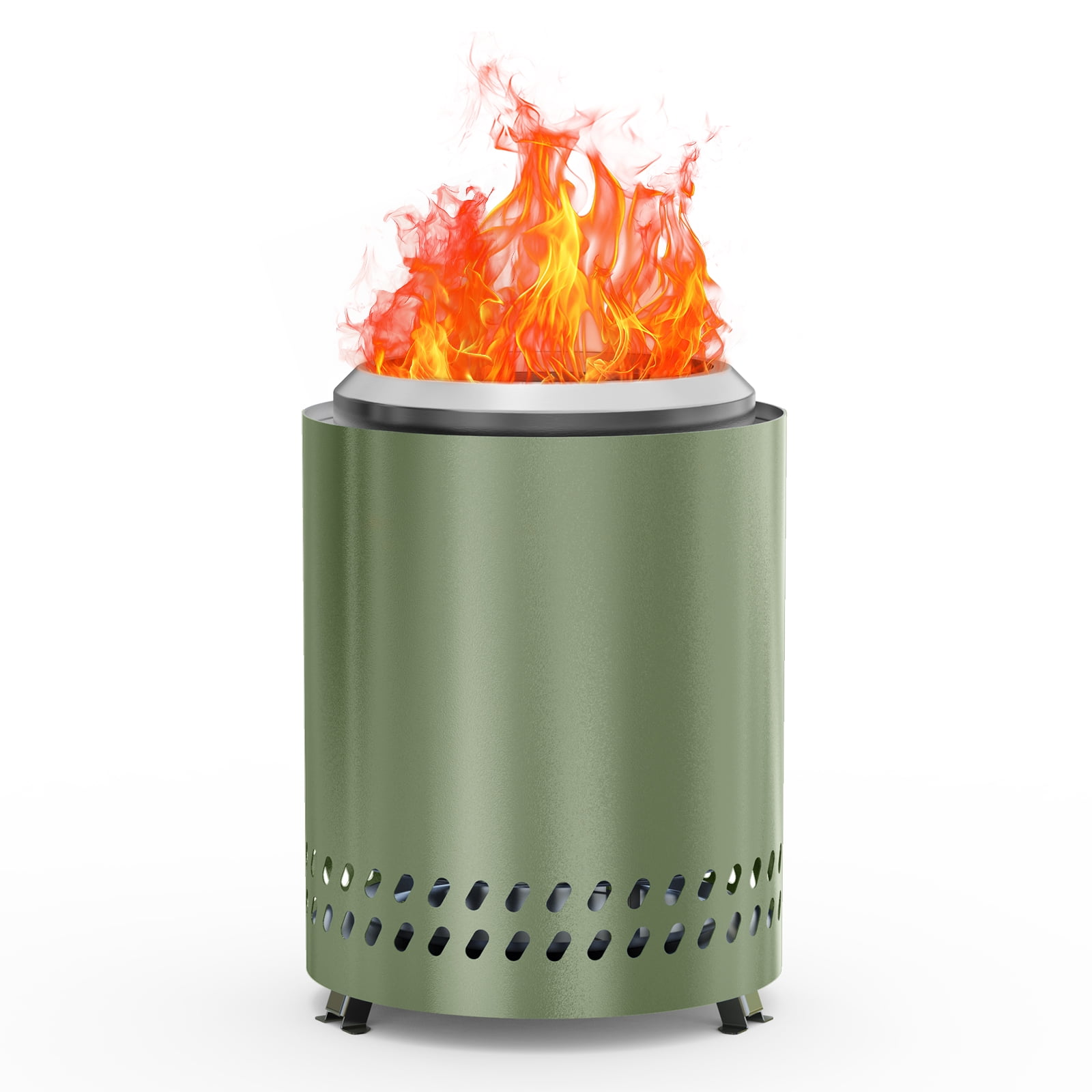 GIANNA 7" Smokeless Tabletop Fire Pit, Portable Outdoor Fire Pit with ...
