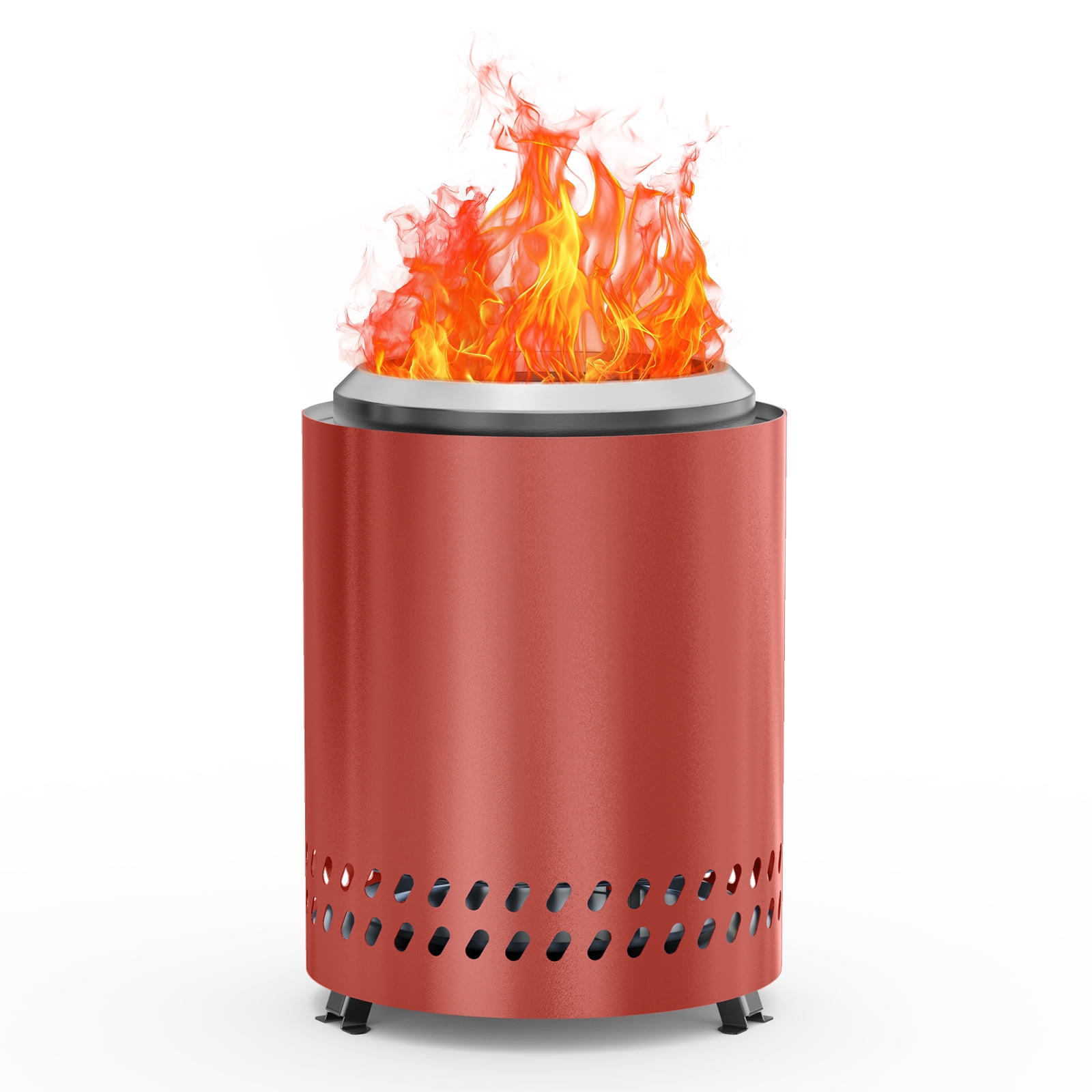 GIANNA 7" Smokeless Tabletop Fire Pit, Portable Outdoor Fire Pit with ...