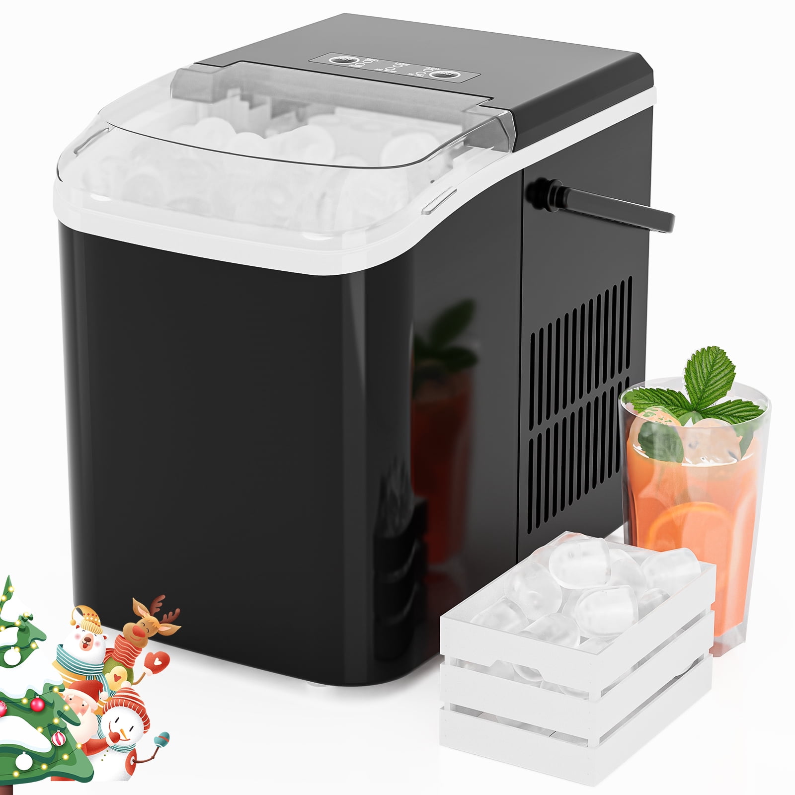Customer reviews for GIANNA Countertop Ice Maker, Machine Self-Cleaning ...