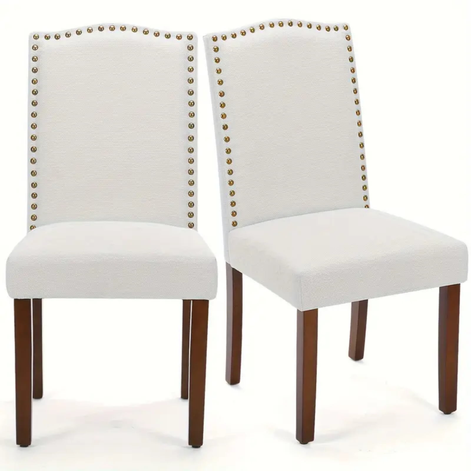 GIANNA Dining Chairs Set of 2, Modern Upholstered Fabric Dining Room ...
