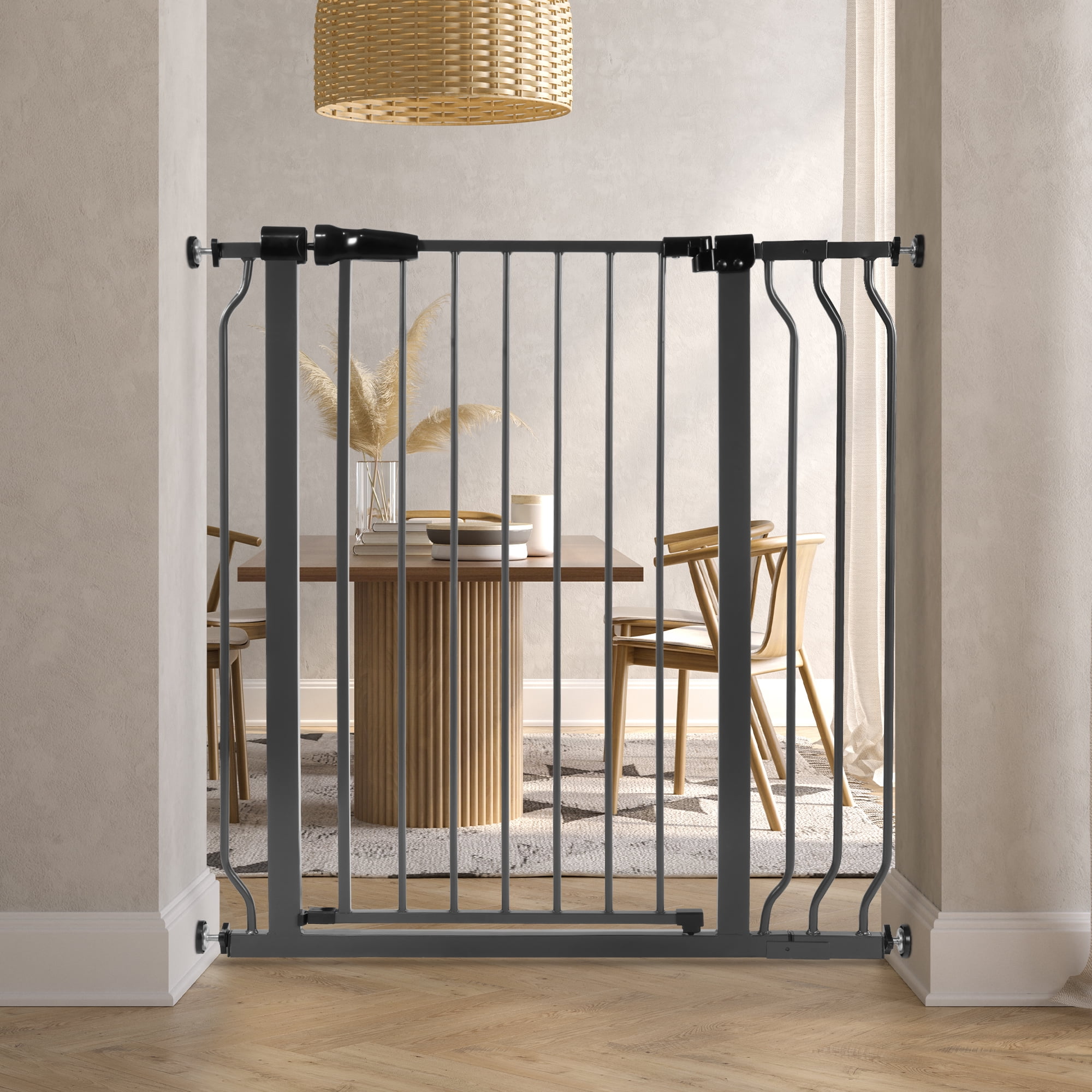 GIANNA Easy WalkThru Safety Gate for Doorways and Stairways, Fits 29.1 ...