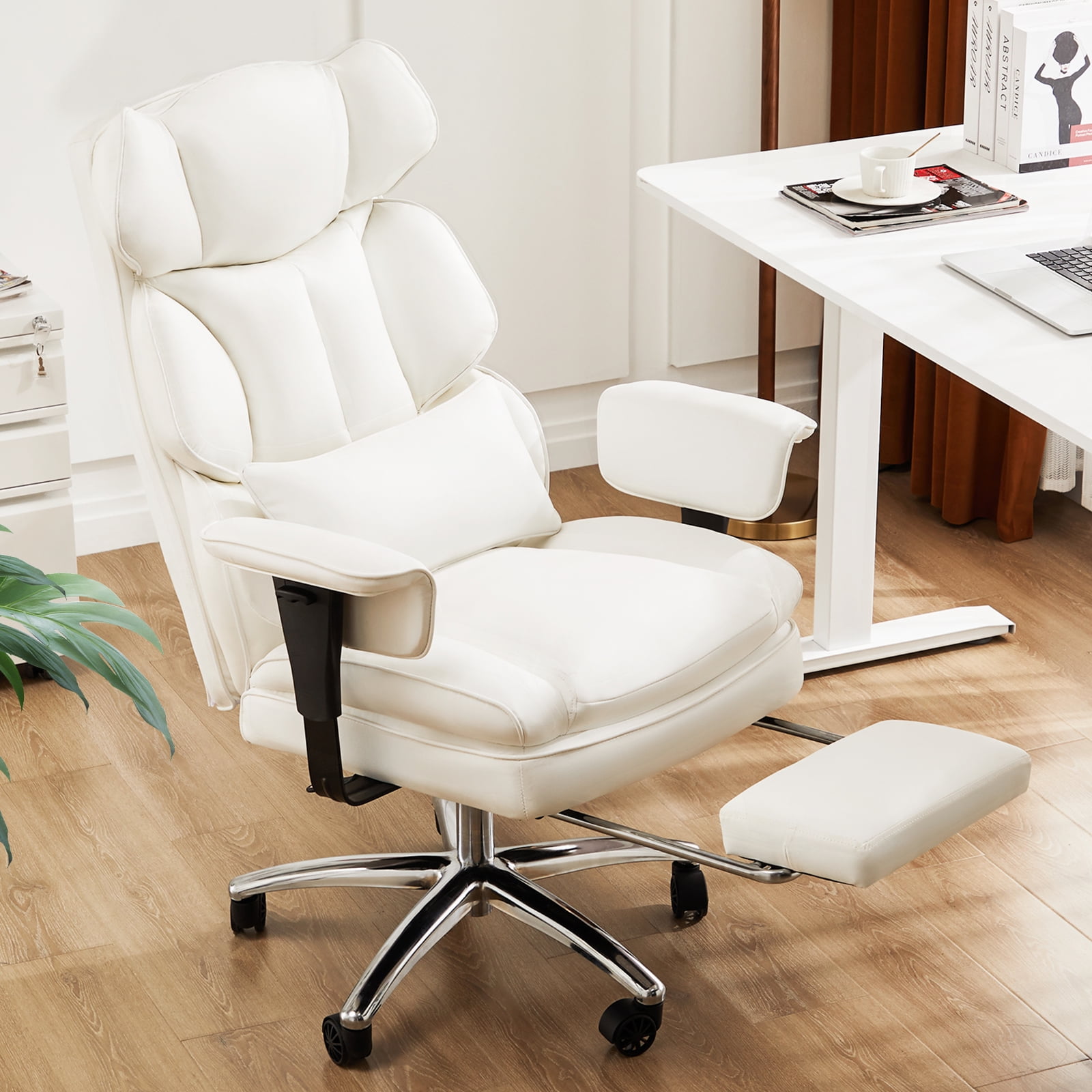 GIANNA Executive Home Office Desk Chair - Lumbar Support - Walmart.com