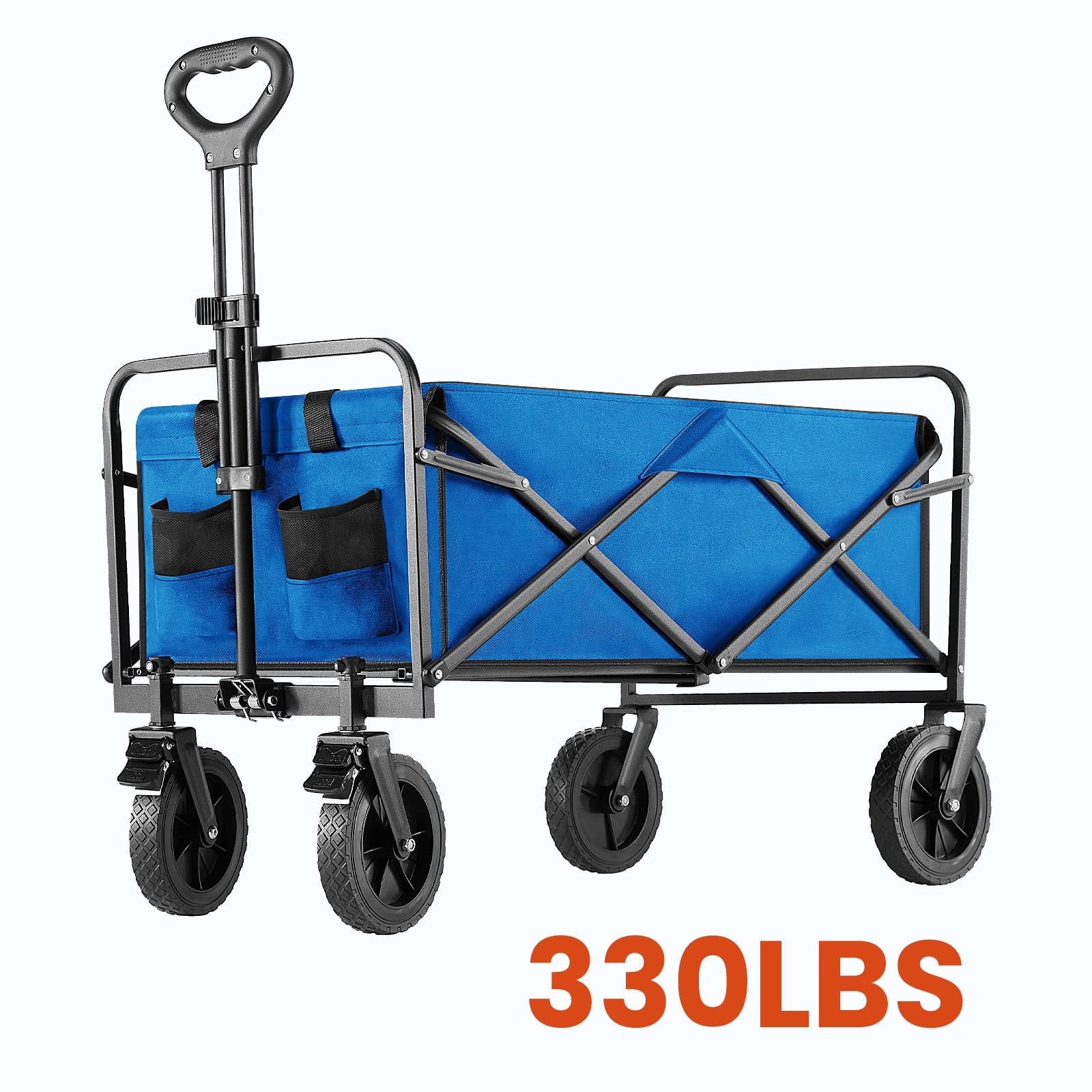 GIANNA Heavy Duty Wagons Carts with All-Terrain Wheels, Collapsible ...
