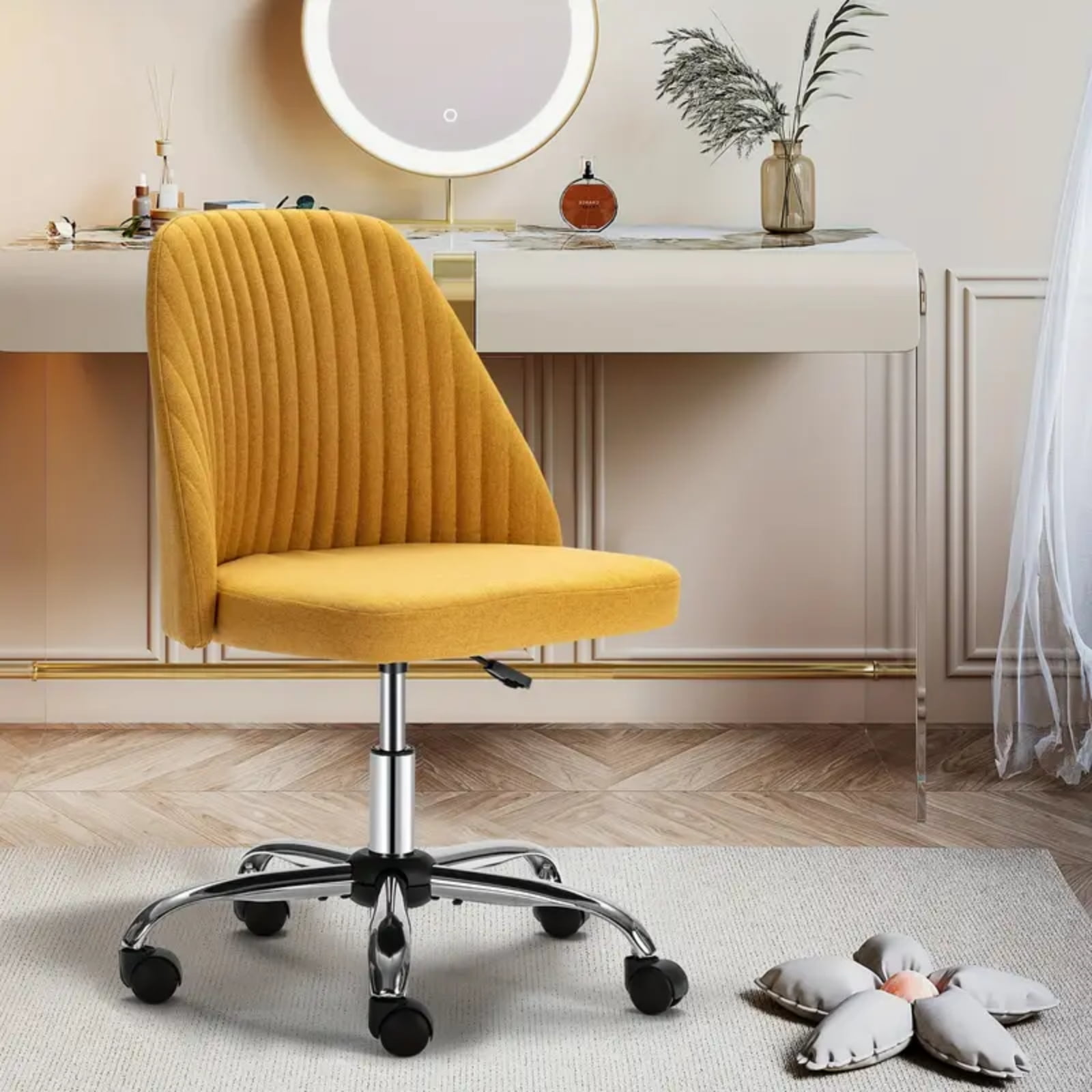 GIANNA Home Office Desk Chair, Office Chairs Desk Chair Rolling Task ...