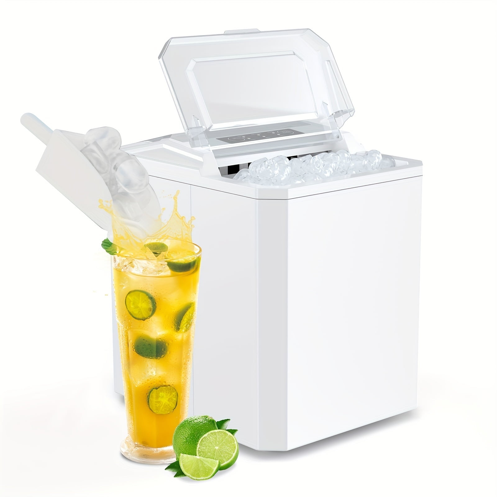 GIANNA Ice Maker - 26 lbs/24 Hours - Self Cleaning - Walmart.com