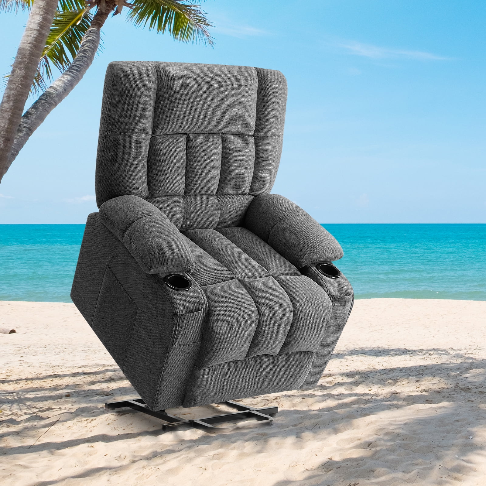 GIANNA Recliner Chair, Home Theater Seating with Vibrating Massage and ...