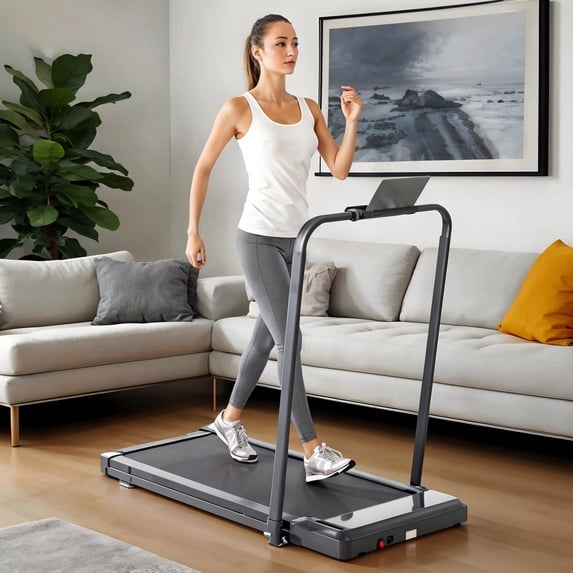 GIANNA Treadmill with LED Display – Adjustable Speed, 1.75HP Motor, 198 ...