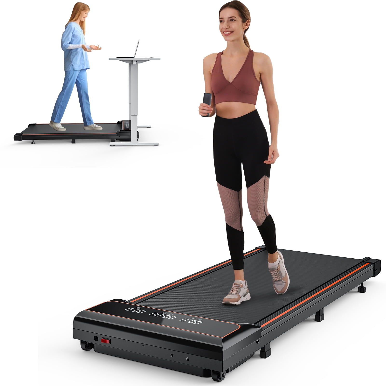 GIANNA Walking Pad Treadmill with Remote Control, Slim Design for Home ...