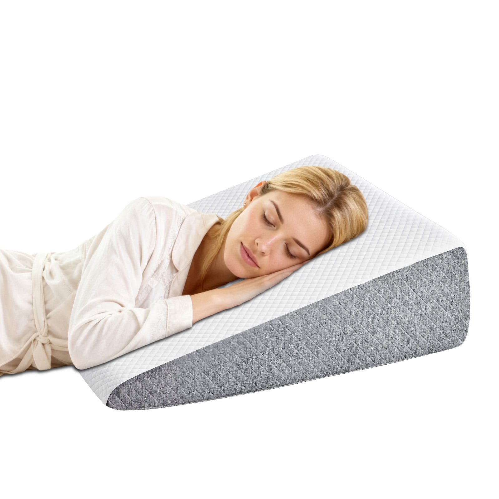 GIANNA Wedge Pillow, Memory Foam Bed Wedge for Acid Reflux & Recovery ...