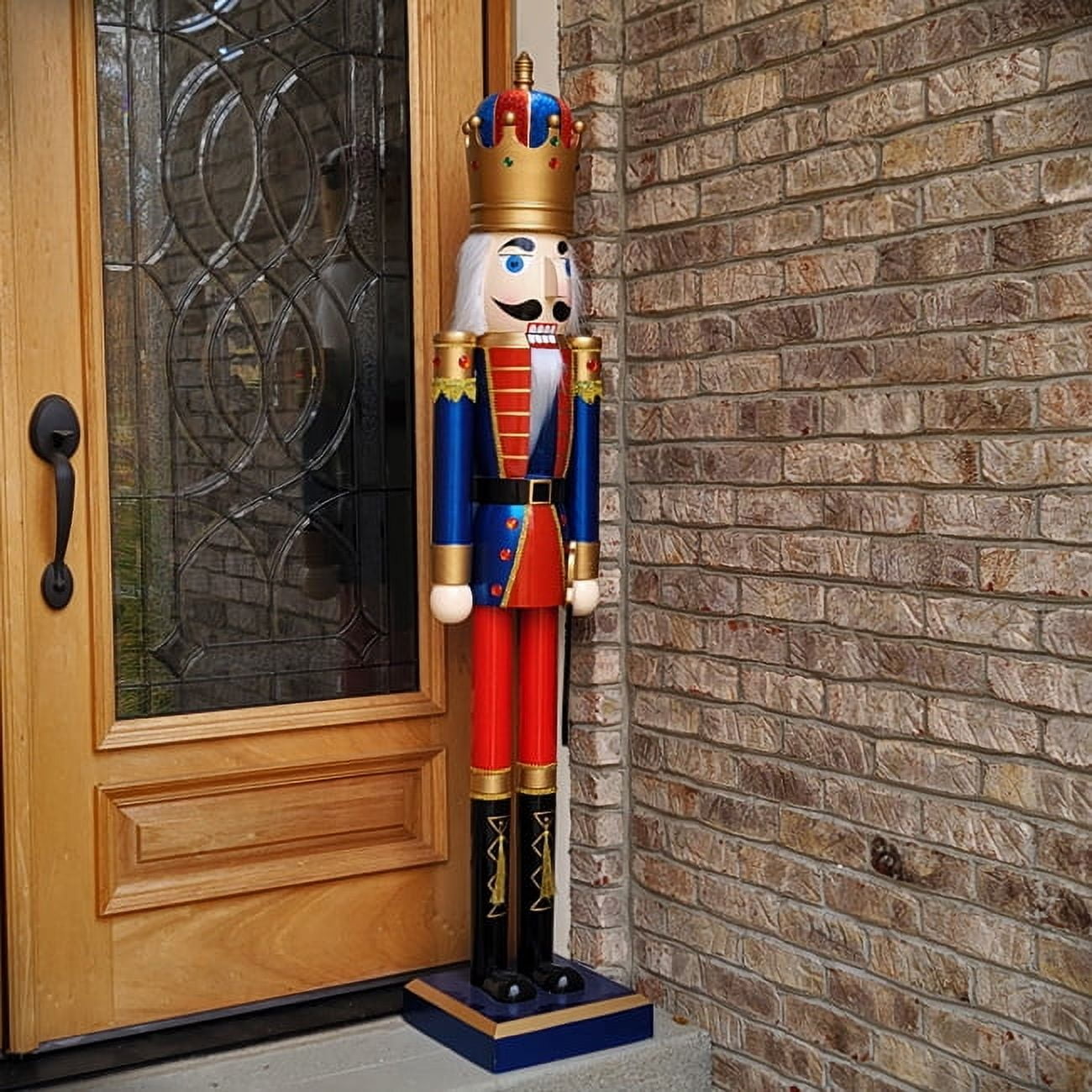 Home Bazaar Prime Retreat Giant Nutcracker King Statue - Walmart.com