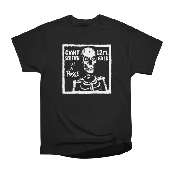 GIANT SKELETON HAS A POSSE Invert T-Shirt Tee Gift For Him Merch For ...
