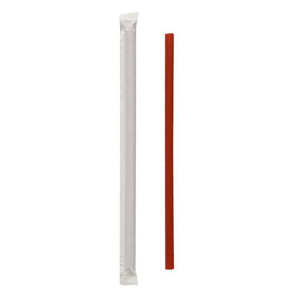 GIANT SODA STRW 7.75IN PPR WRPD RED 24/300 - Walmart.com