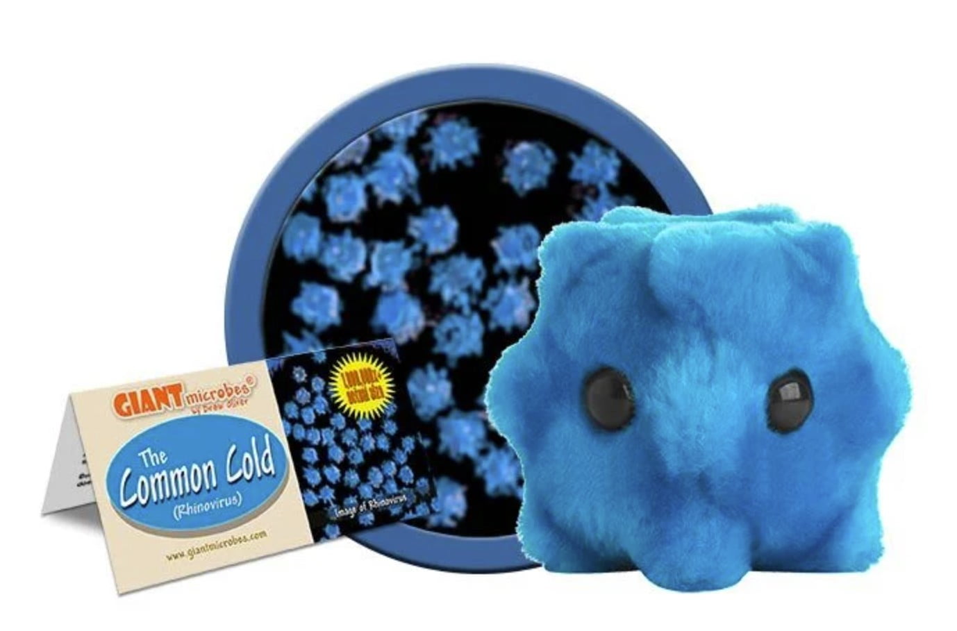 GIANTmicrobes Common Cold Plush - Educational Get Well Gift, includes ...