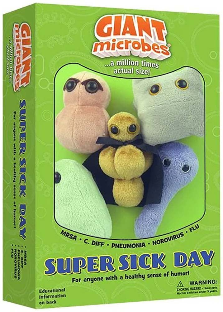 GIANTmicrobes Plush - Super Sick Day - Walmart.com