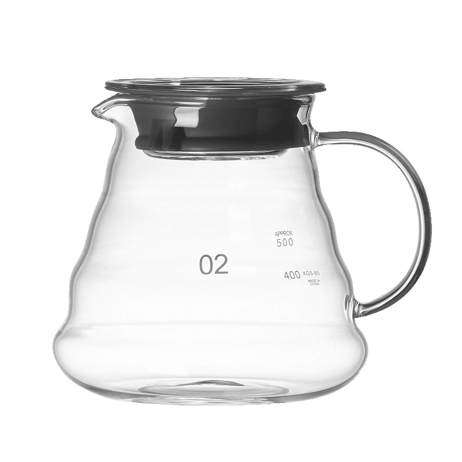 GIANXI Glass Hand-brewed Coffee Pot Cloud Pot Filter Cup Filter Sharing ...